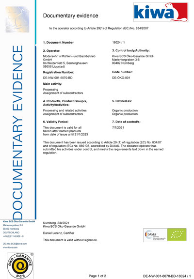 Qualität - Modersohn Brot